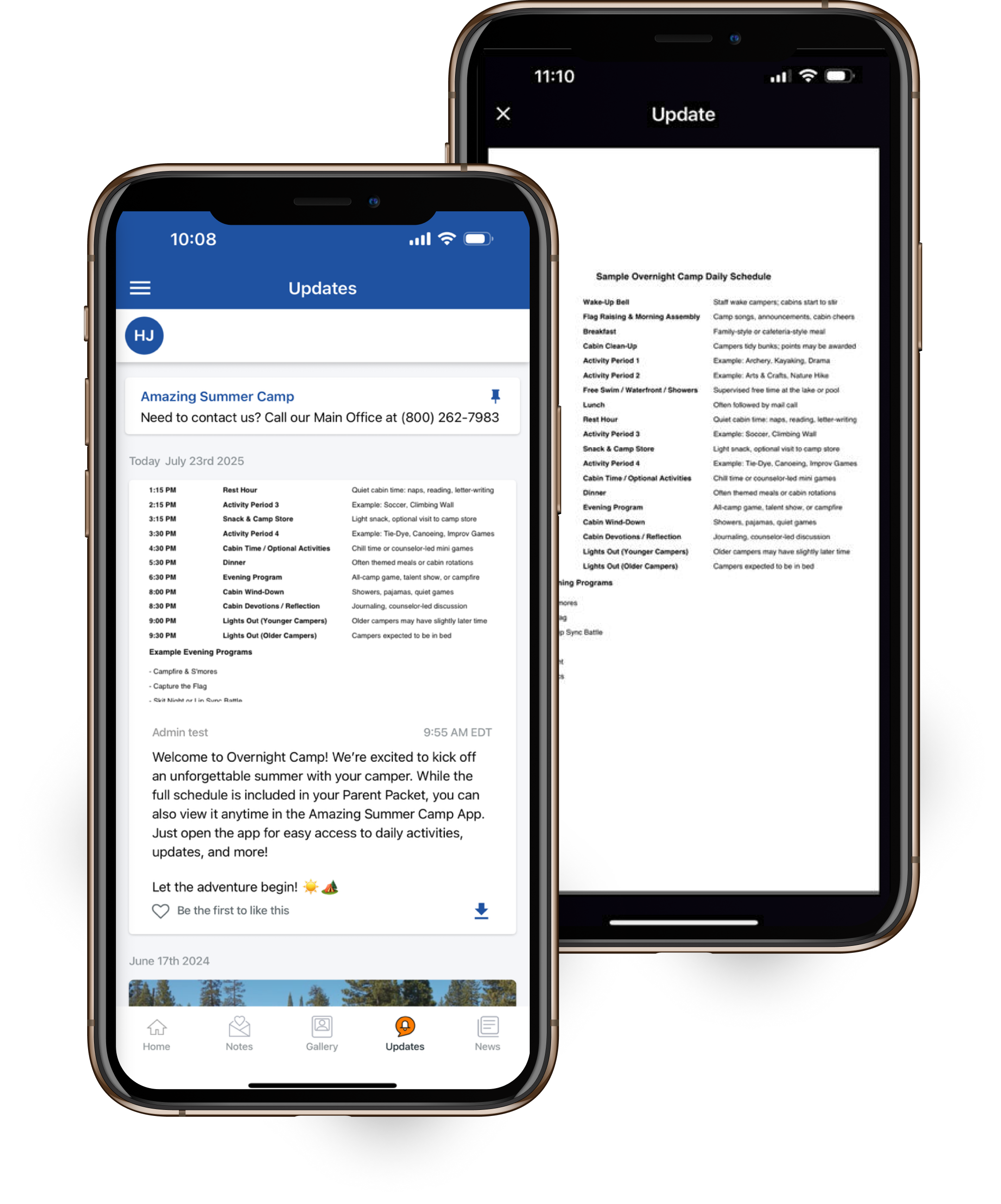 Message Types: Updates, Push Notifications, and SMS – Bunk1 Knowledge Base